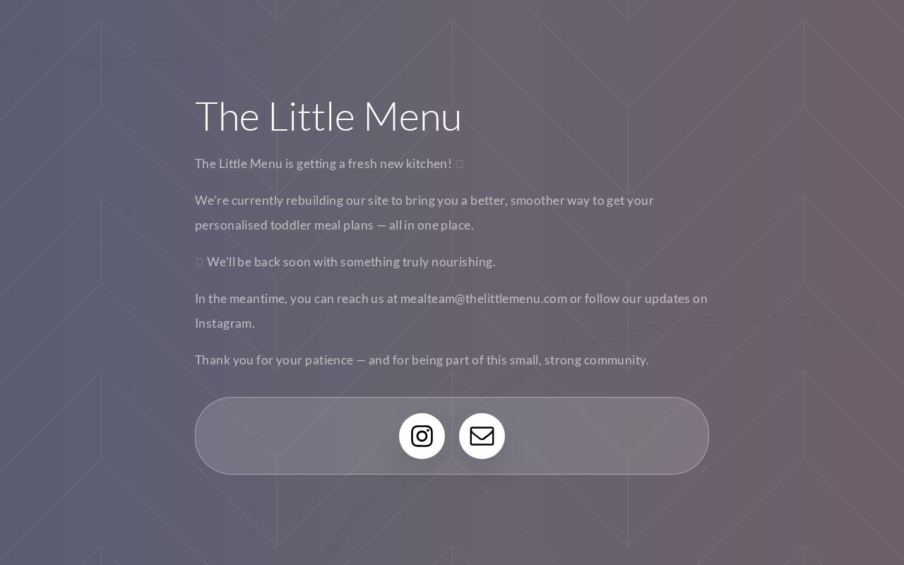 The Little Menu